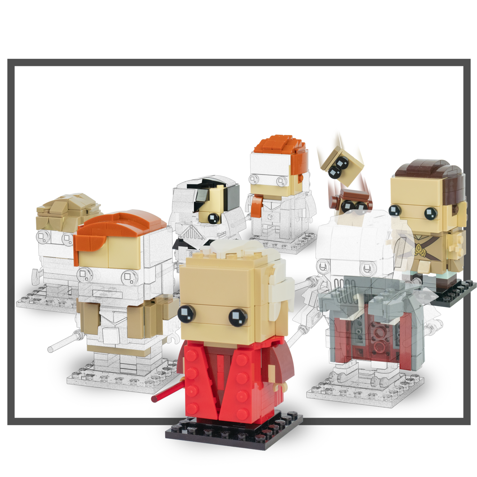 Expansions for Blocky People from Space - Brixpando