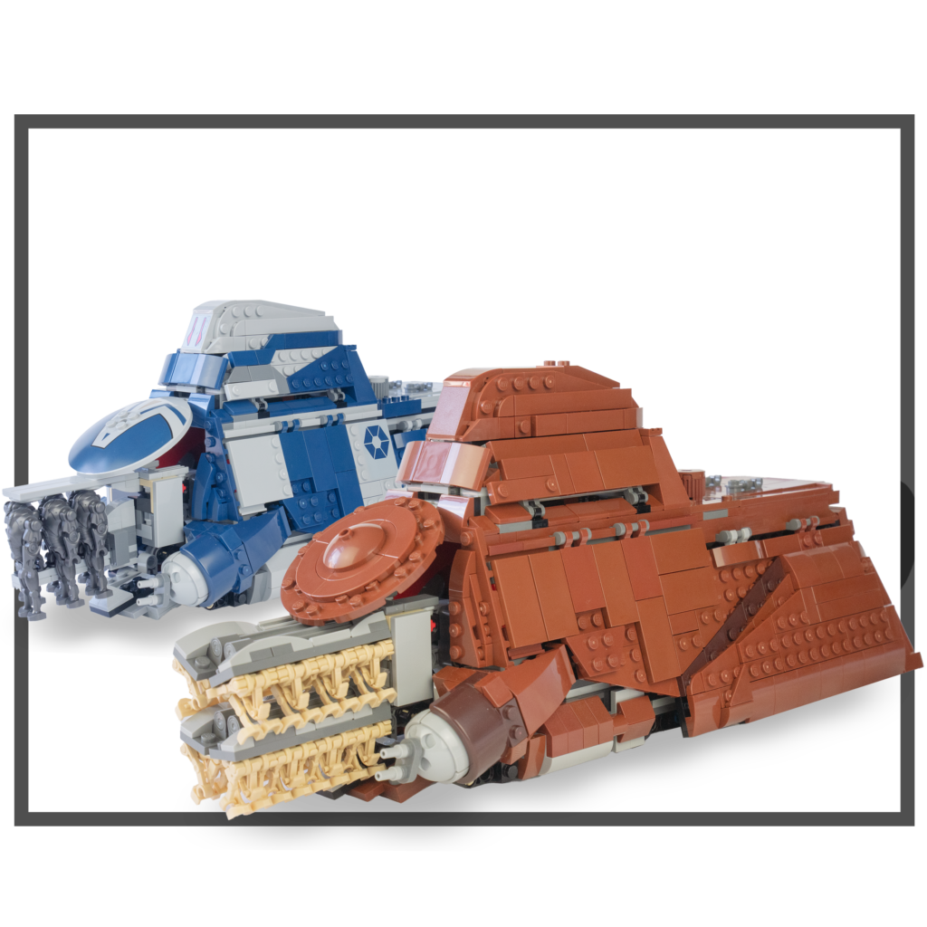 Expansion for Rolling Droid Tank (75435) - Brixpando